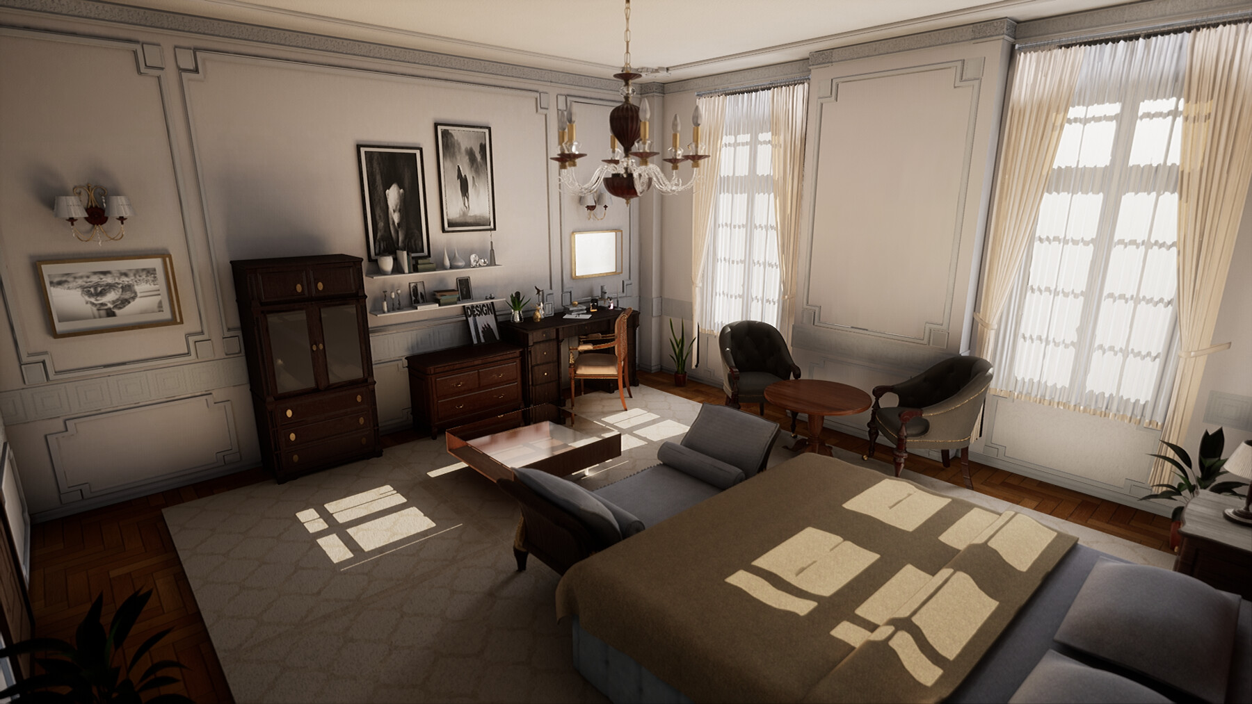 ArtStation - Hotel Room | Game Assets