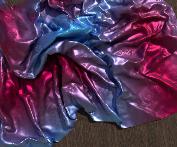 ArtStation - fabric_50 high quality satin fabric smart materials ...