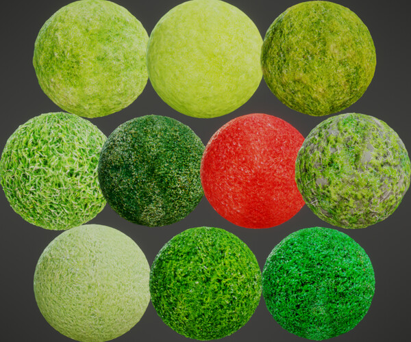 ArtStation - 100 PBR Grass Textures Bundle | Game Assets