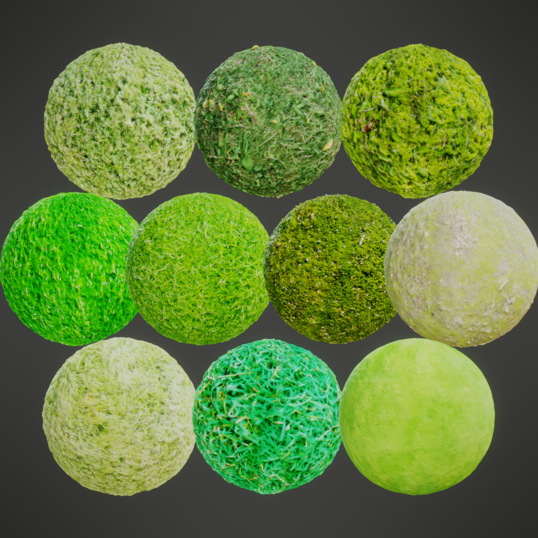 ArtStation - 100 PBR Grass Textures Bundle | Game Assets