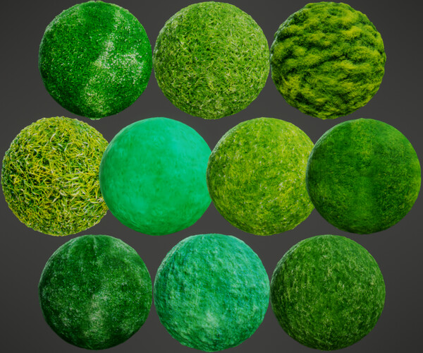 ArtStation - 100 PBR Grass Textures Bundle | Game Assets