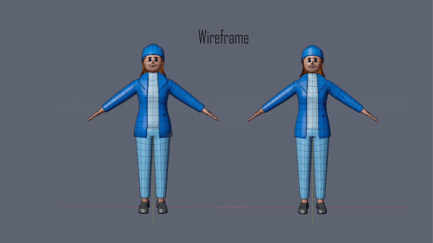 ArtStation - Cartoon characters 2 Low-poly 3D model | Game Assets