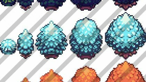 ArtStation - Pixel Art: Sprites (Tiles) - Cliff | Game Assets