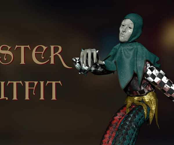 ArtStation - Jester Outfit OBJ+ZPRJ | Resources