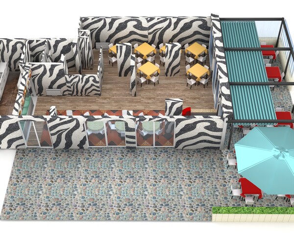 ArtStation - Zebra Restaurant | Resources