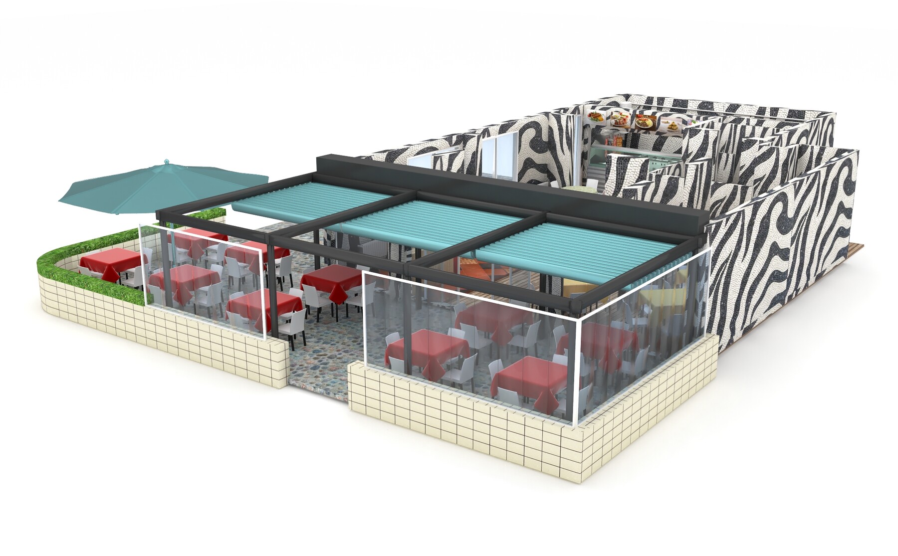 ArtStation - Zebra Restaurant | Resources