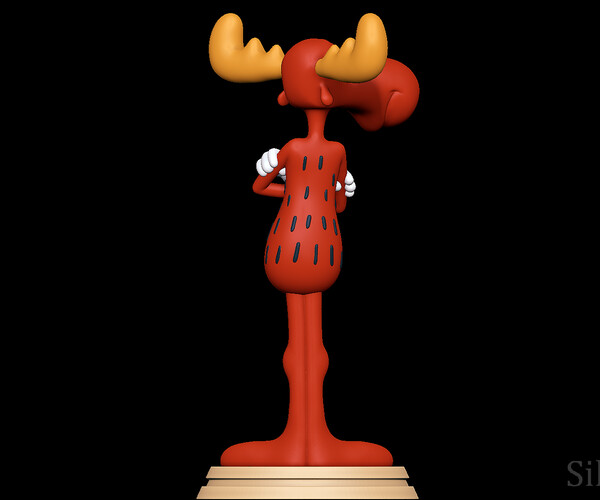 ArtStation - Bullwinkle J. Moose 3D print model | Resources