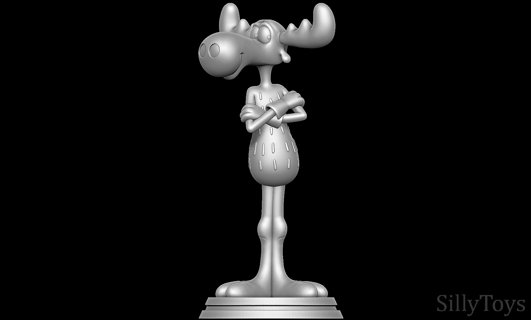 ArtStation - Bullwinkle J. Moose 3D print model | Resources
