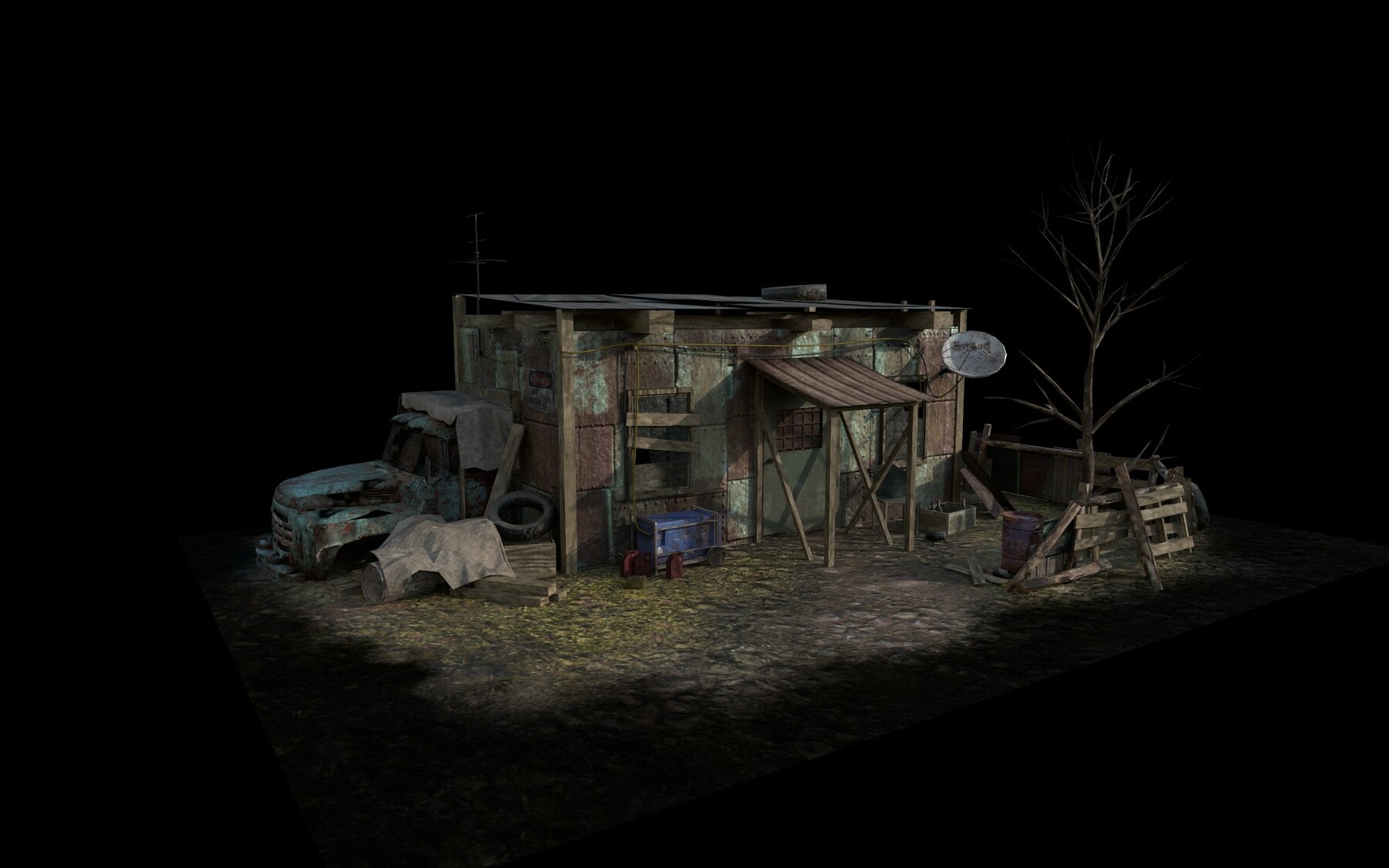 ArtStation - Apocalyptic House | Game Assets