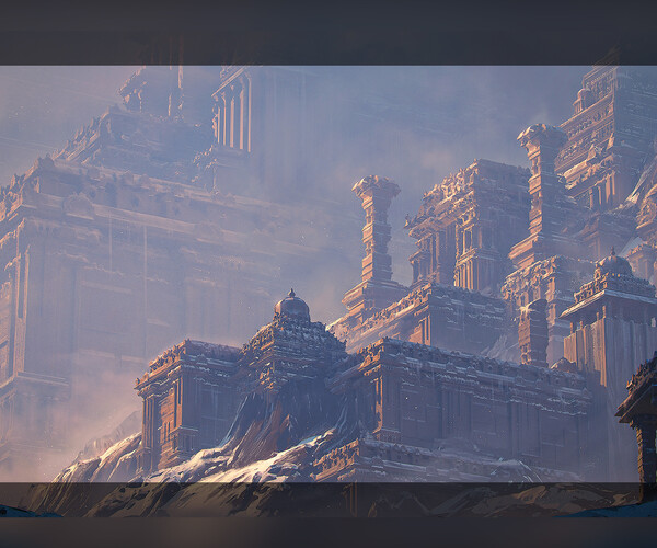 ArtStation - Indian Temple - Kitbash Set | Game Assets