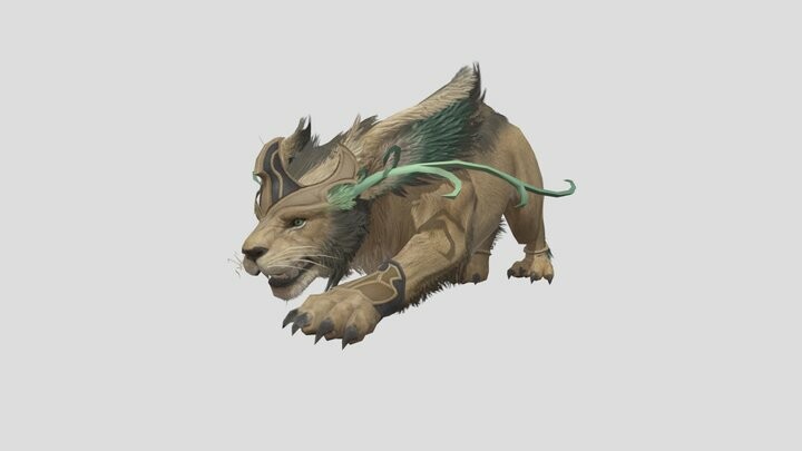 ArtStation - Lion WarriorW-Atk | Game Assets