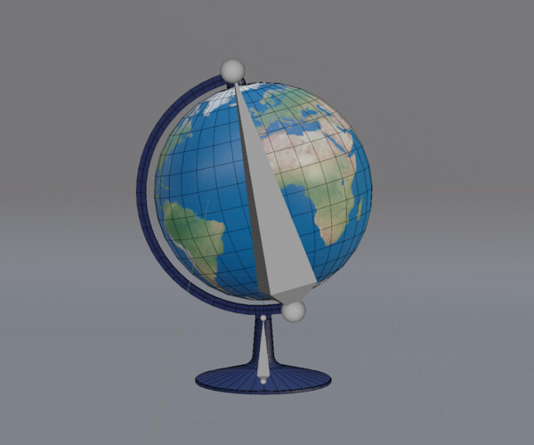 ArtStation - 3D Globe with 3 Levels of Polygons | Game Assets