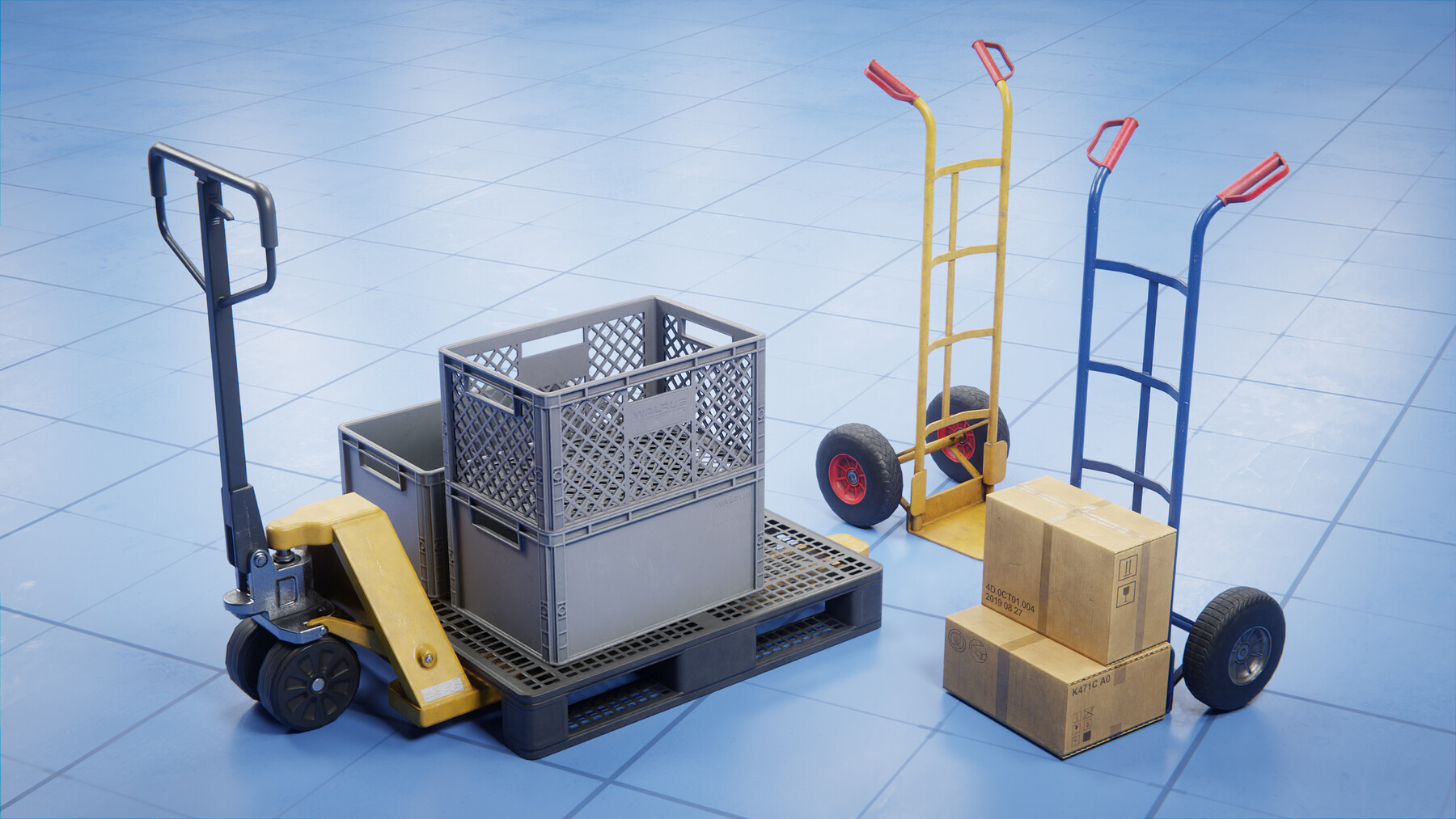 ArtStation - Factory Props Vol 1. | Game Assets