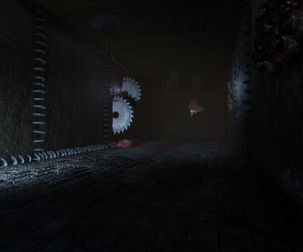 ArtStation - Distorted Hallway | Game Assets