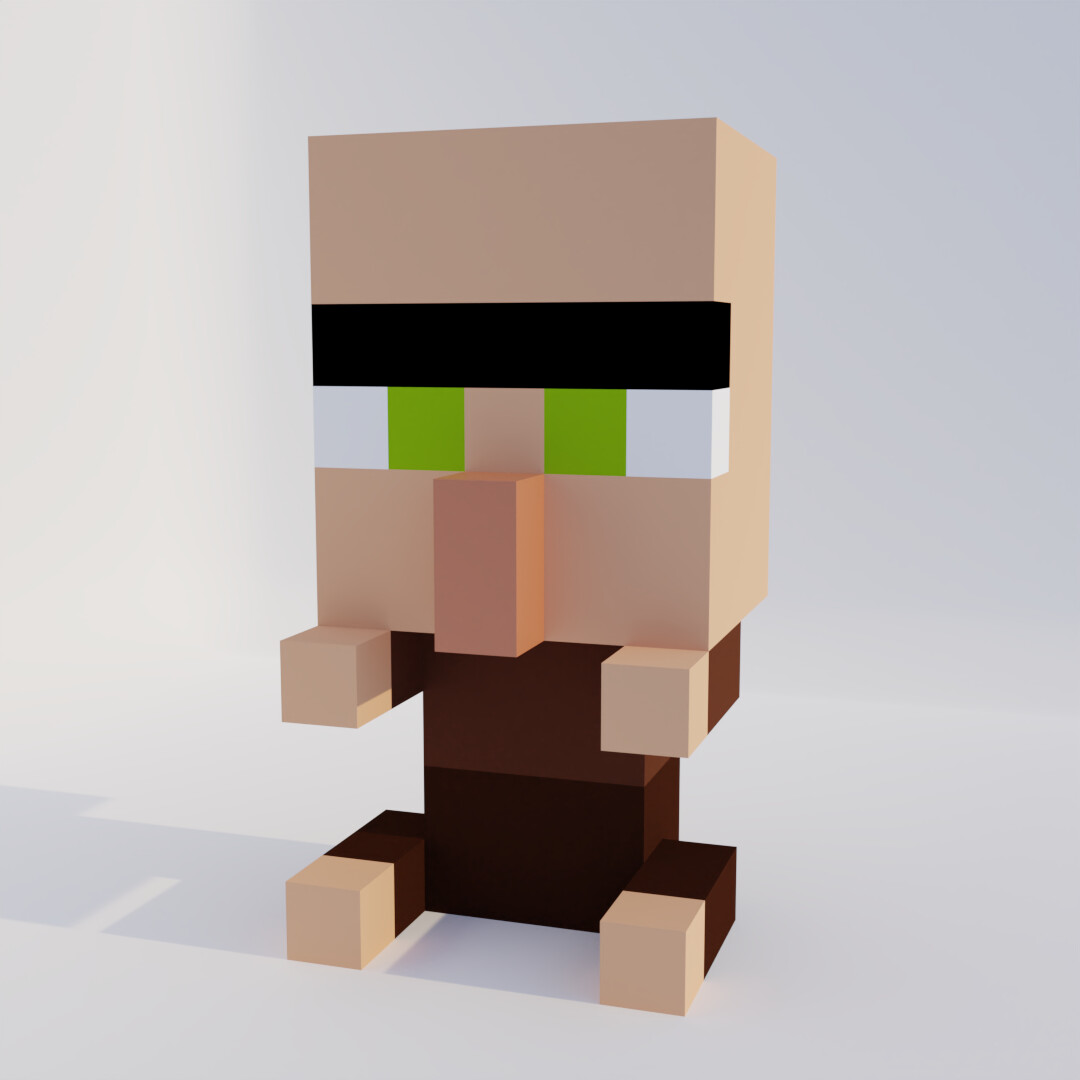 ArtStation - Villager NPC Minecraft | Game Assets
