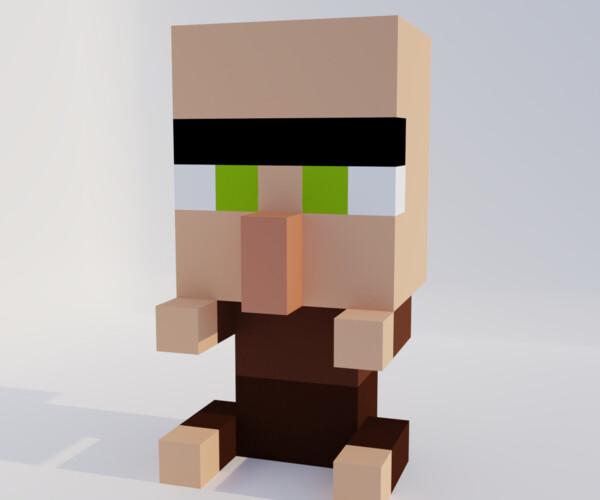 ArtStation - Villager NPC Minecraft | Game Assets