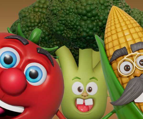 ArtStation - Set of vegetables | Game Assets