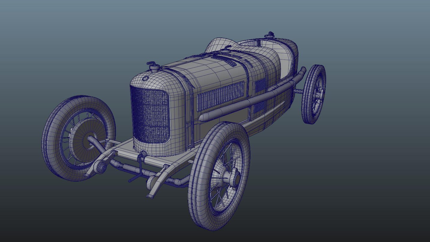ArtStation - 1924 Grand Prix - Alfa Romeo P2 | Resources