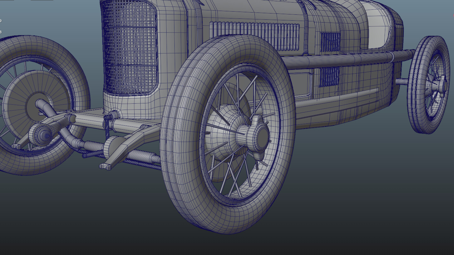 ArtStation - 1924 Grand Prix - Alfa Romeo P2 | Resources