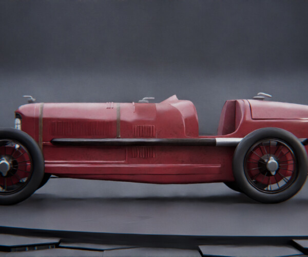 ArtStation - 1924 Grand Prix - Alfa Romeo P2 | Resources