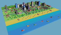 ArtStation - Low Poly City Kit | Game Assets