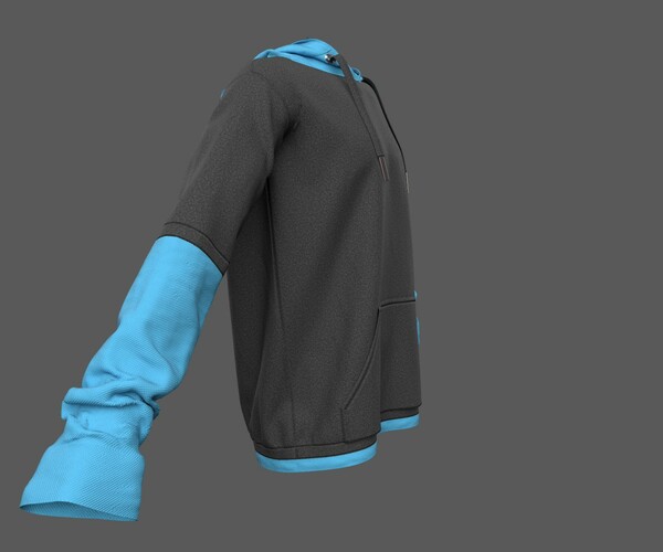 ArtStation - Hoodie Marvelous designer + Textures | Game Assets
