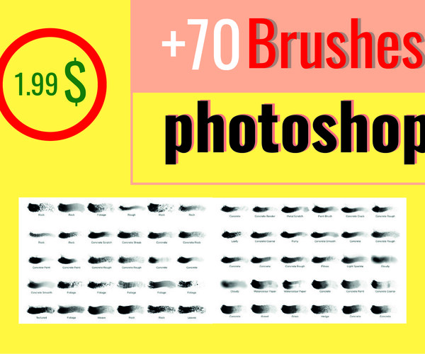 ArtStation - Photoshop Texture Brushes | Brushes