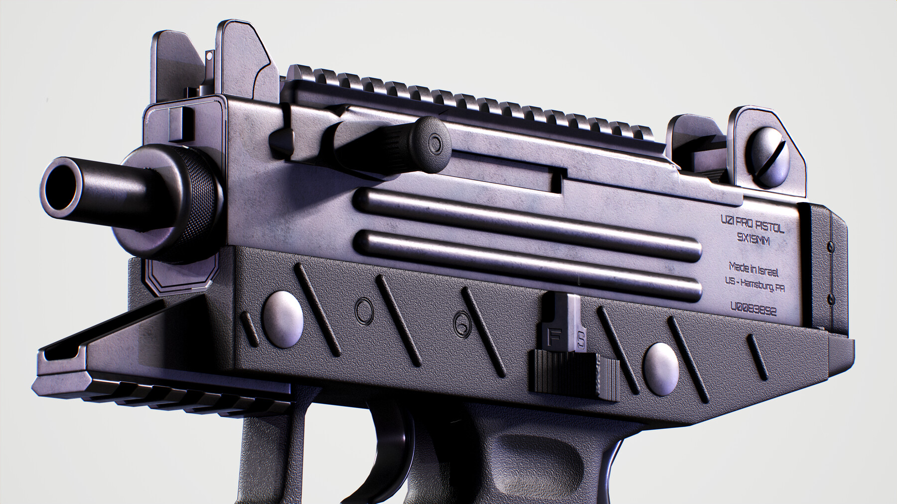 ArtStation - UZI PRO - 9MM | Game Assets