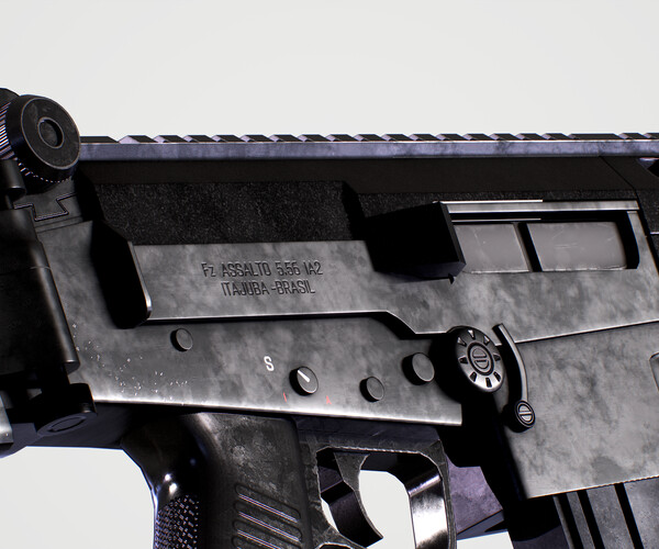ArtStation - IA2 - Brazillian Rifle | Game Assets