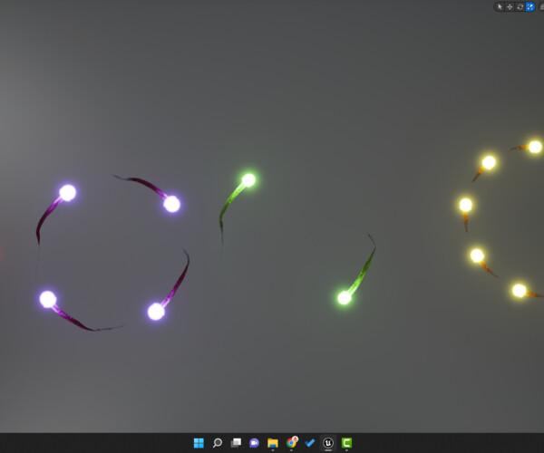 ArtStation - Rotating trail fx with full control effect UE5 | Game Assets