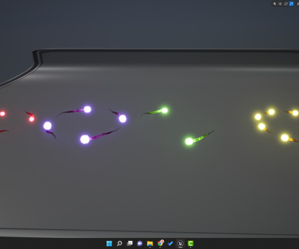 ArtStation - Rotating trail fx with full control effect UE5 | Game Assets