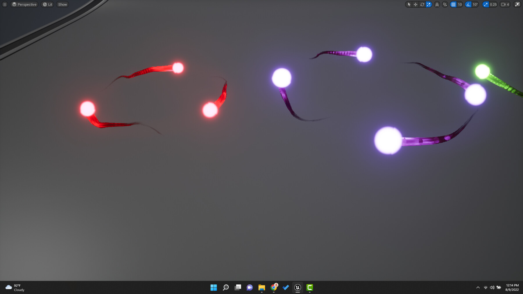 ArtStation - Rotating trail fx with full control effect UE5 | Game Assets