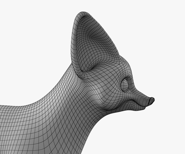ArtStation - Stylized Fox model 3d - Maya 2016 | Resources
