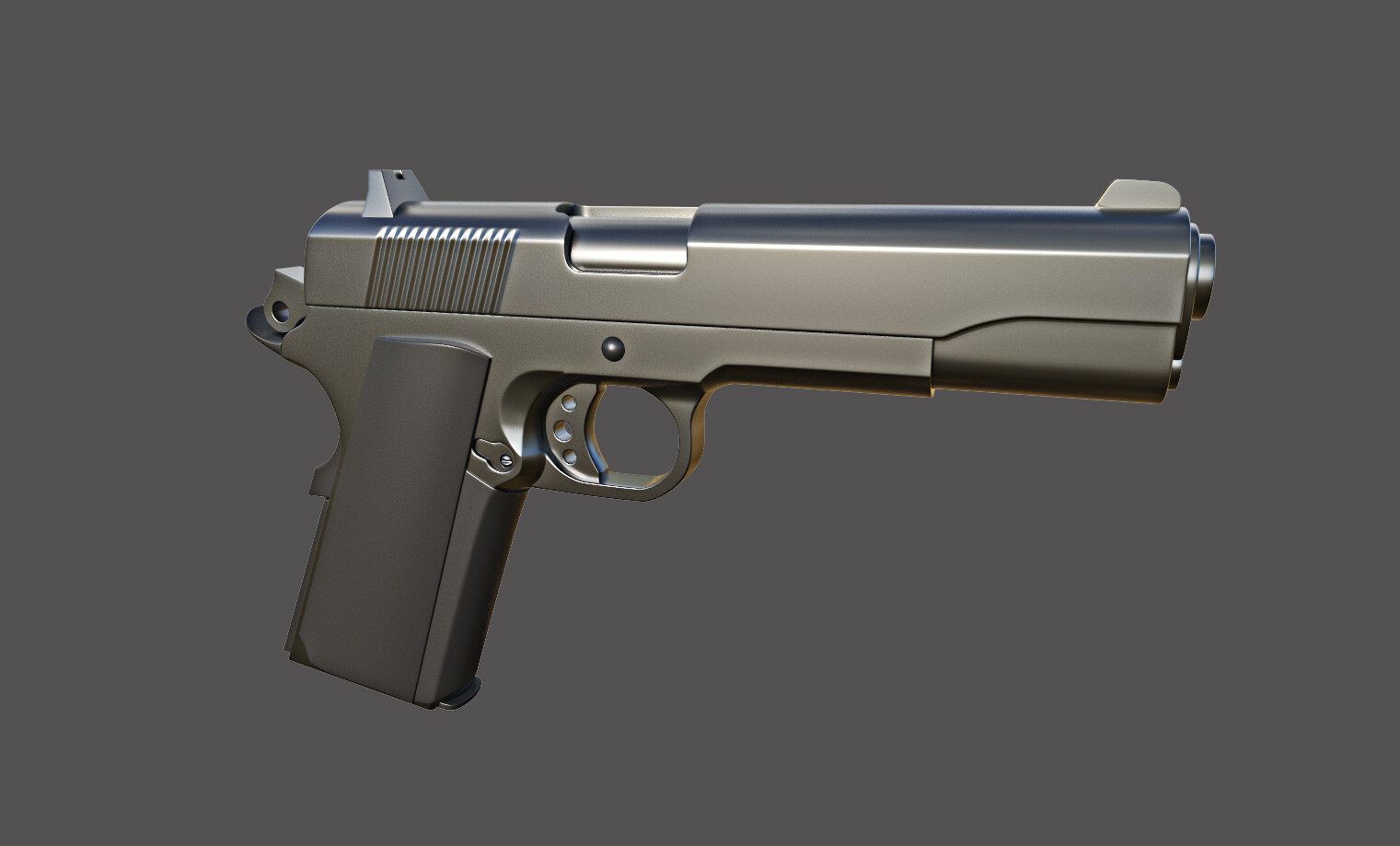 ArtStation - Pistol High Poly 1 | Game Assets