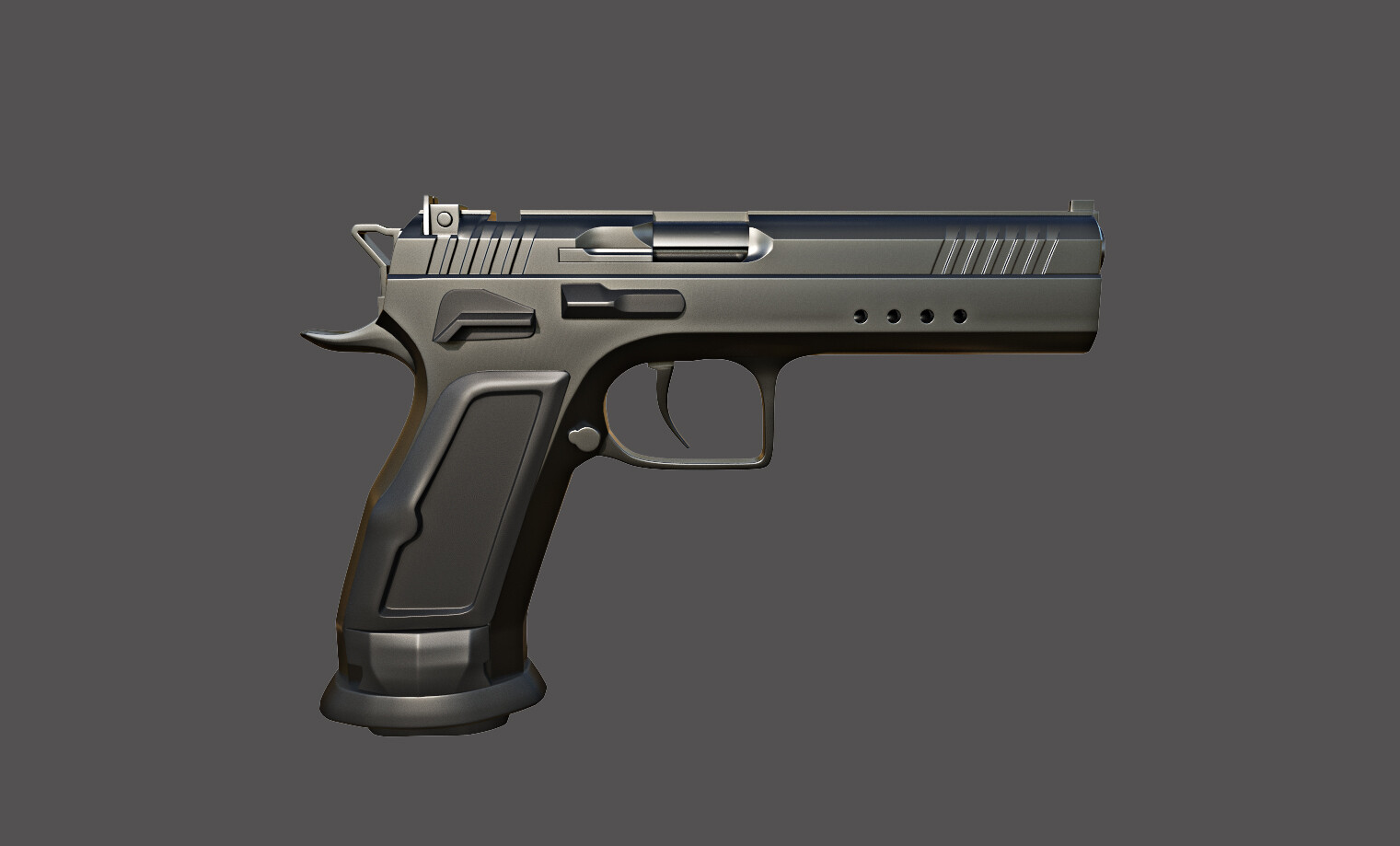 ArtStation - Pistol High Poly 2 | Game Assets