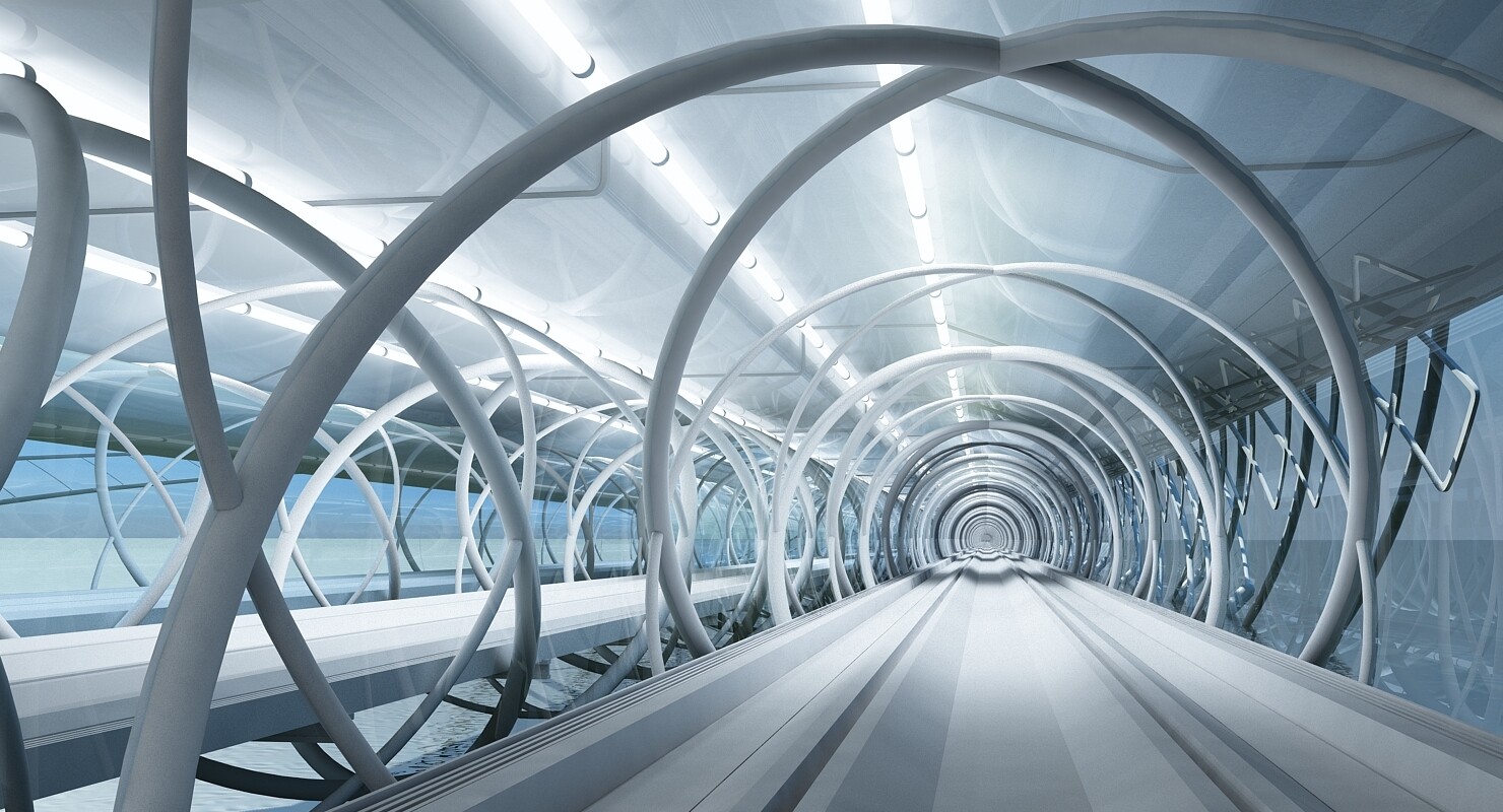 ArtStation - Futuristic Suspension Bridge 2 | Resources