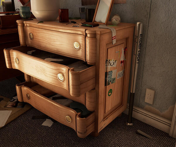 ArtStation - Will's Room | Game Assets