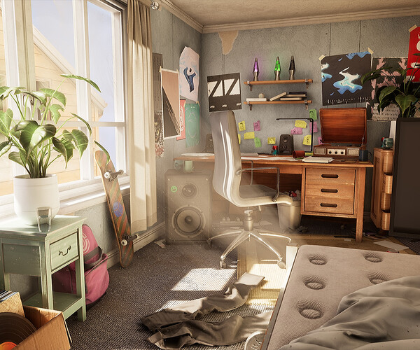 ArtStation - Will's Room | Game Assets