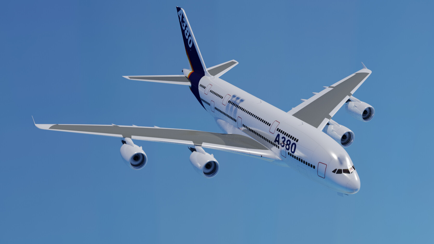 ArtStation - AIRBUS A 380 GAME READY | Resources