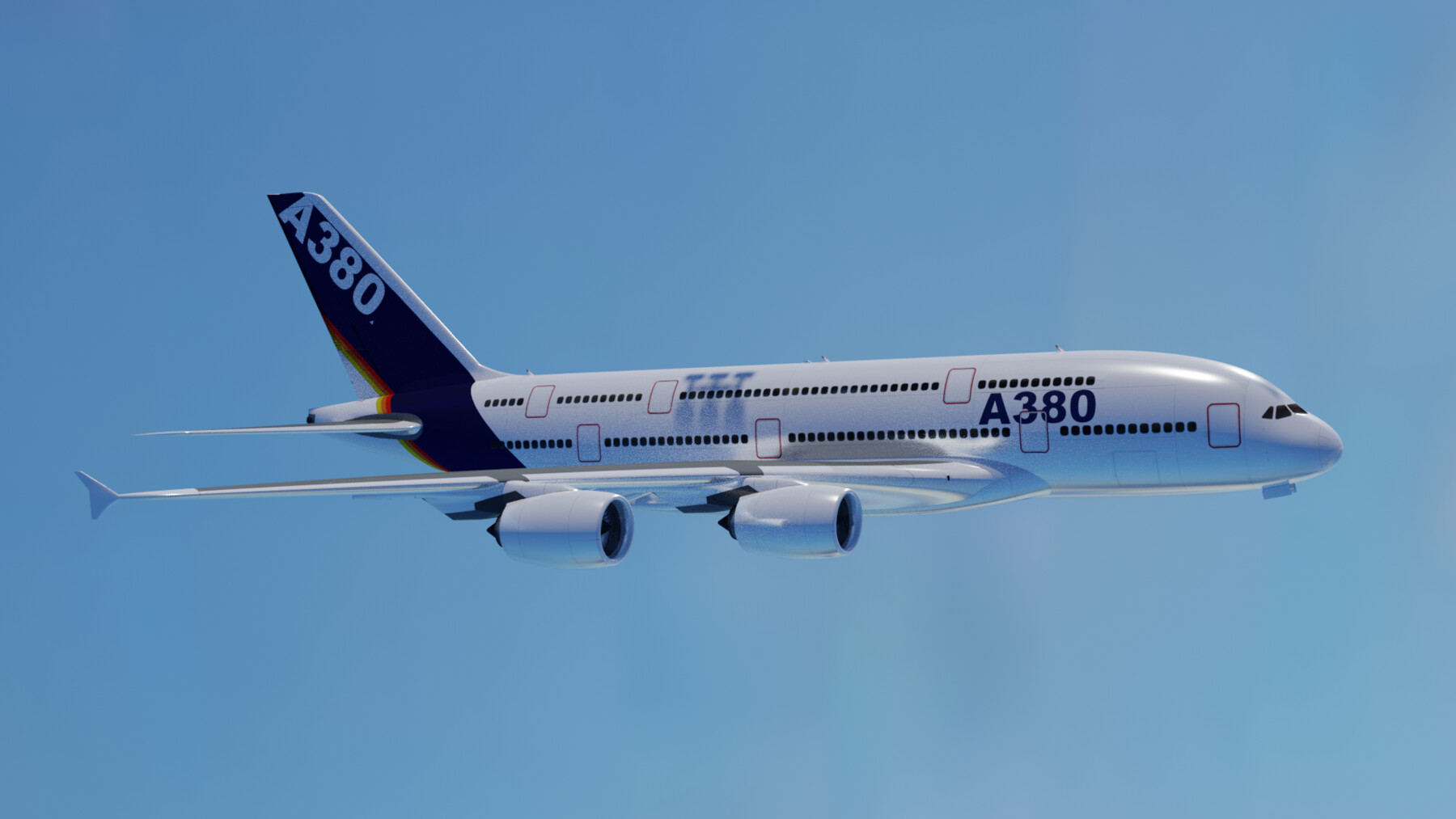 ArtStation - AIRBUS A 380 GAME READY | Resources