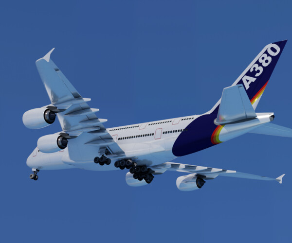 ArtStation - AIRBUS A 380 GAME READY | Resources