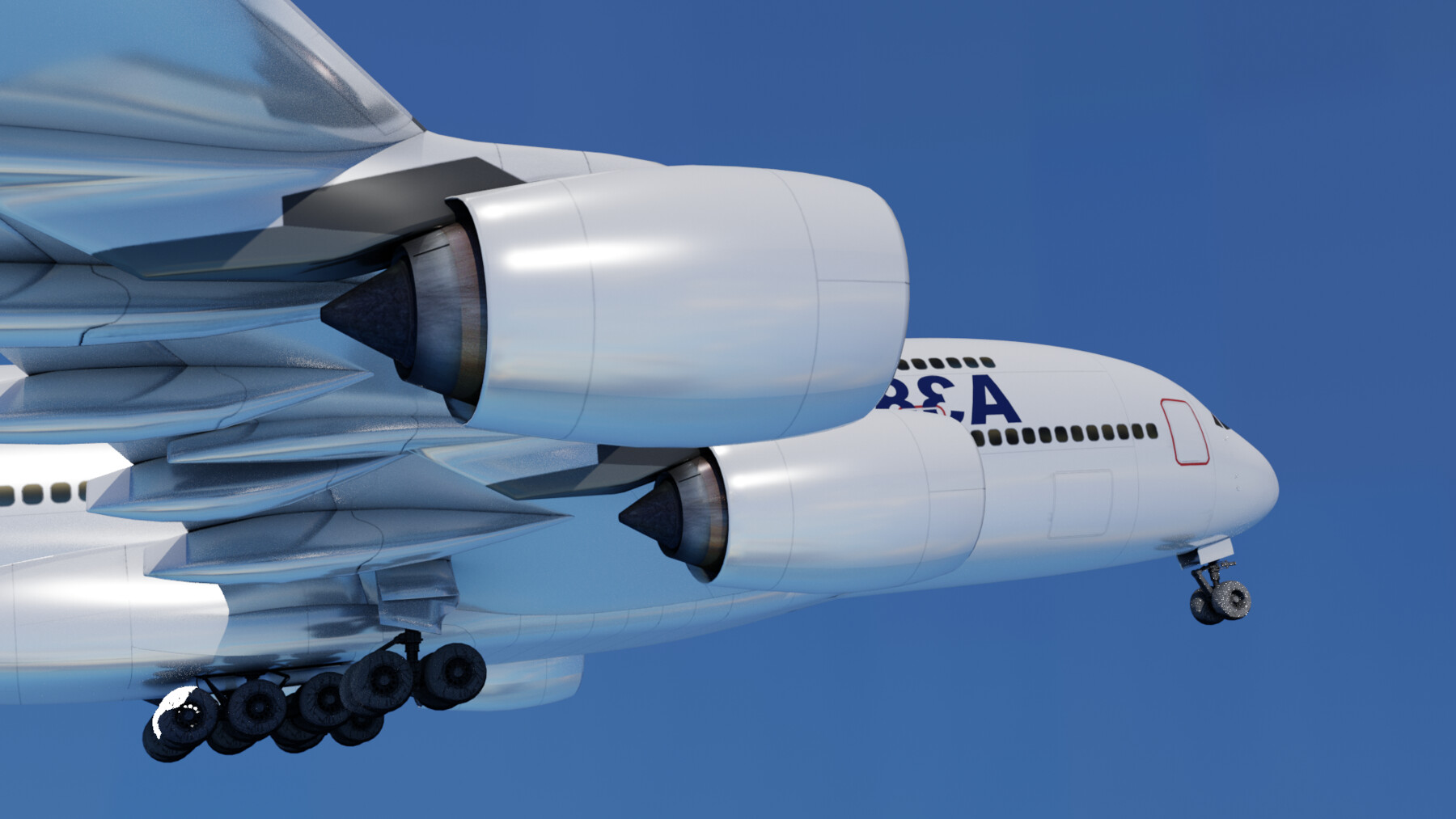 ArtStation - AIRBUS A 380 GAME READY | Resources