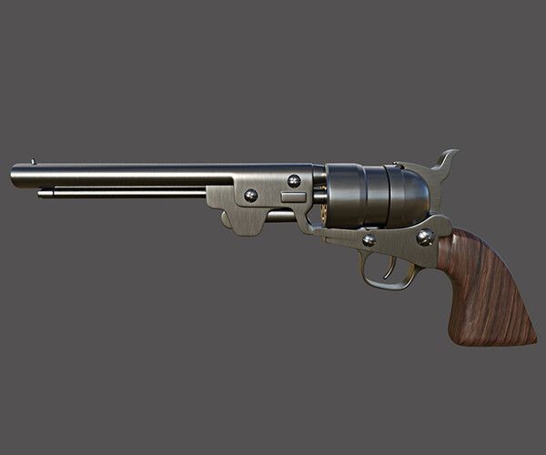 ArtStation - Revolver High Poly 2 | Game Assets