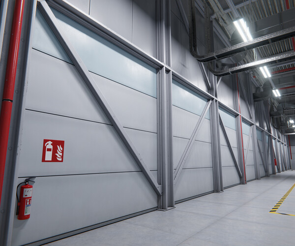 ArtStation - Factory Interior Modular Pack - Factory Props Vol 1 ...