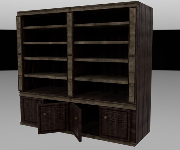 ArtStation - book shelf | Game Assets