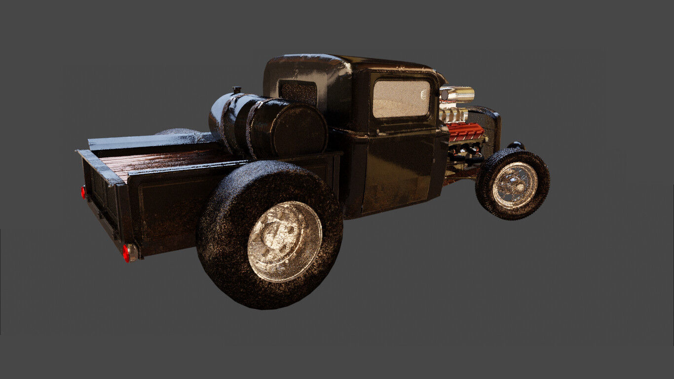 ArtStation - HOT ROD GAME READY | Game Assets