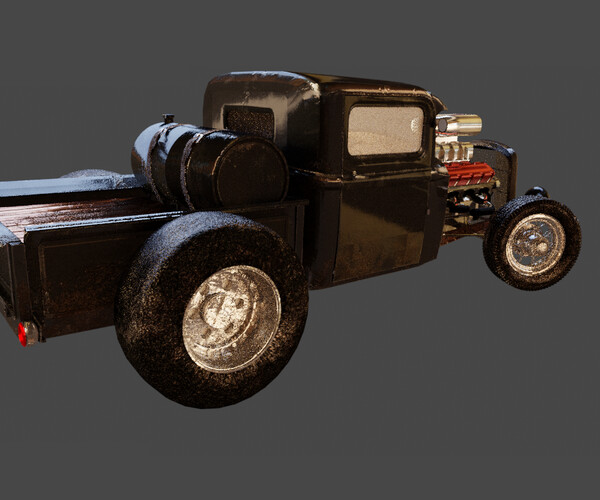 ArtStation - HOT ROD GAME READY | Game Assets