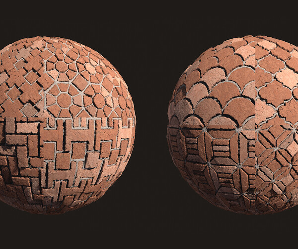 ArtStation - 30 Brick Material Set | Game Assets