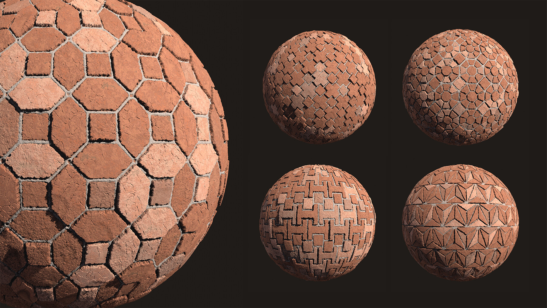 ArtStation - 30 Brick Material Set | Game Assets
