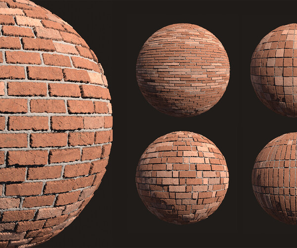 ArtStation - 30 Brick Material Set | Game Assets